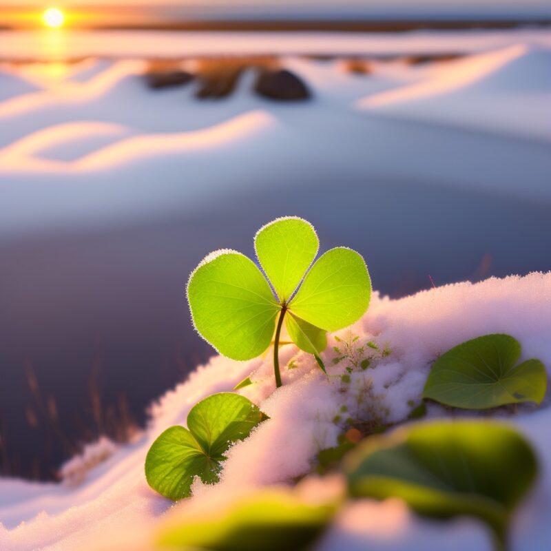 Unveiling Sweden's Snowy Luck: The Mystique of the Four-Leaf Clover